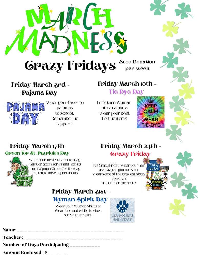 March Madness | E.T. Wyman Elementary