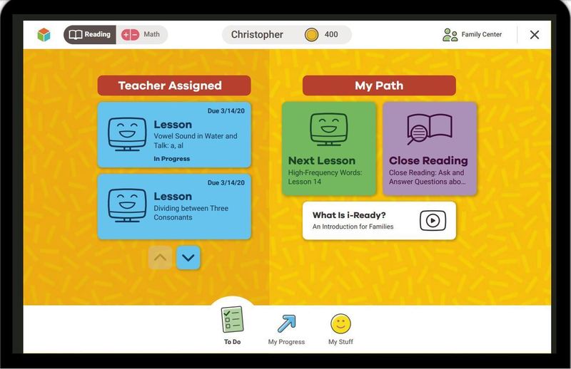Understanding IReady At Home Warwick Public Schools